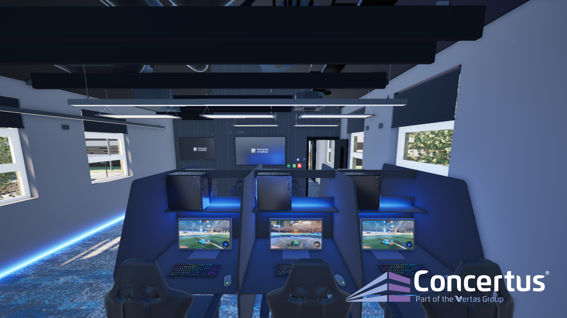 First look at new £1.65m Esports facility at University of Suffolk ...